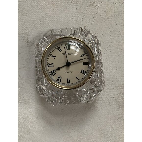 Godinger | Accents | Shannon Crystal Emerald Clock By Godinger Lead ...